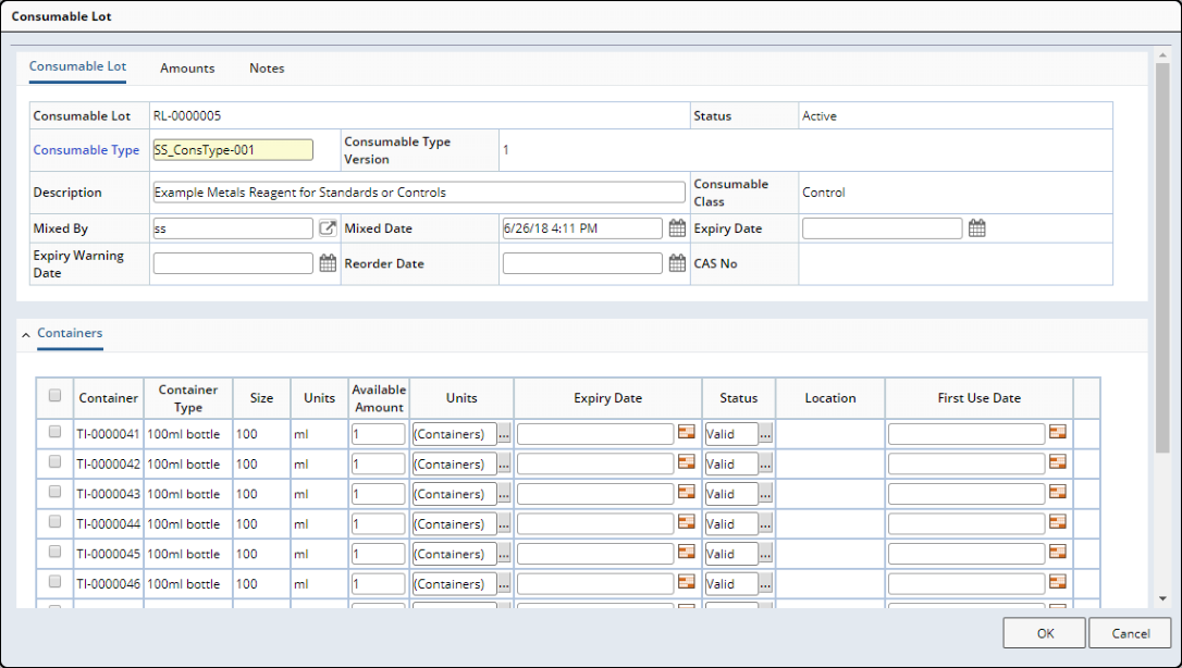 LES Global Worksheet Template for Consumable Types